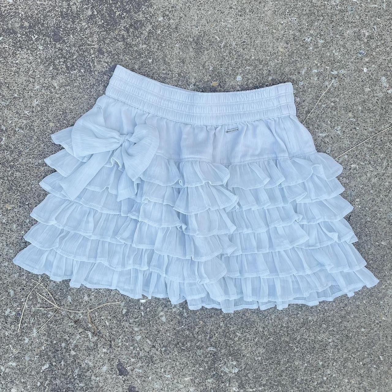 Angelic Ruffles Y2K Skirt Featuring an adorable... - Depop
