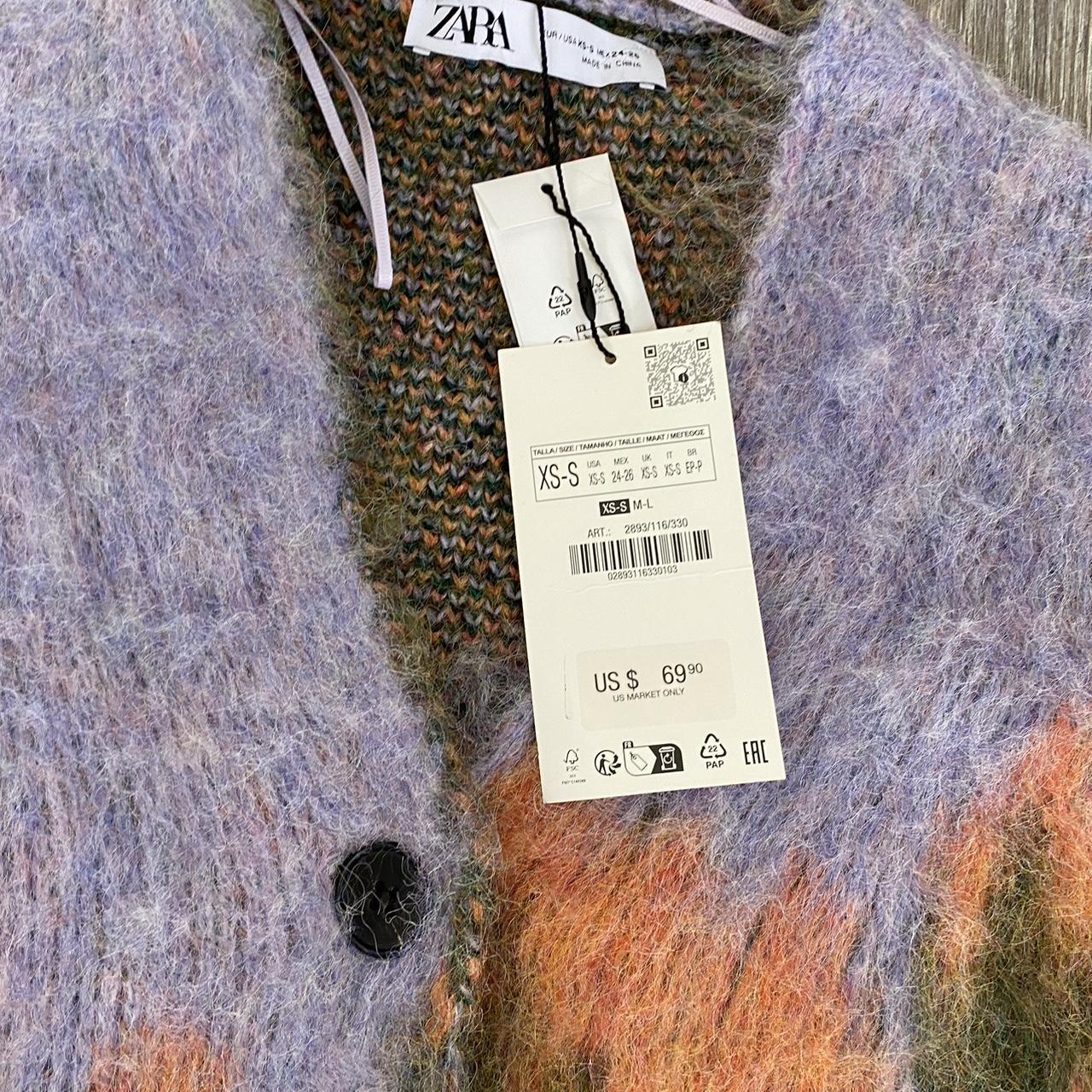 Zara landscape knit coat jacket size M/L A must... - Depop