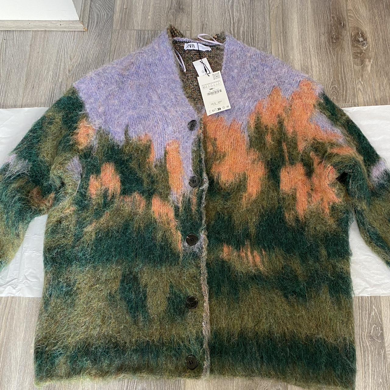Zara landscape knit coat jacket size M/L A must... - Depop