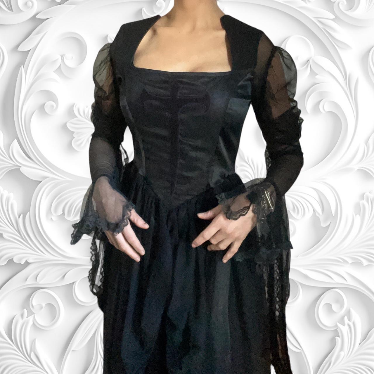 Absolutely stunning deadstock Raven gown. Purchased... | Depop