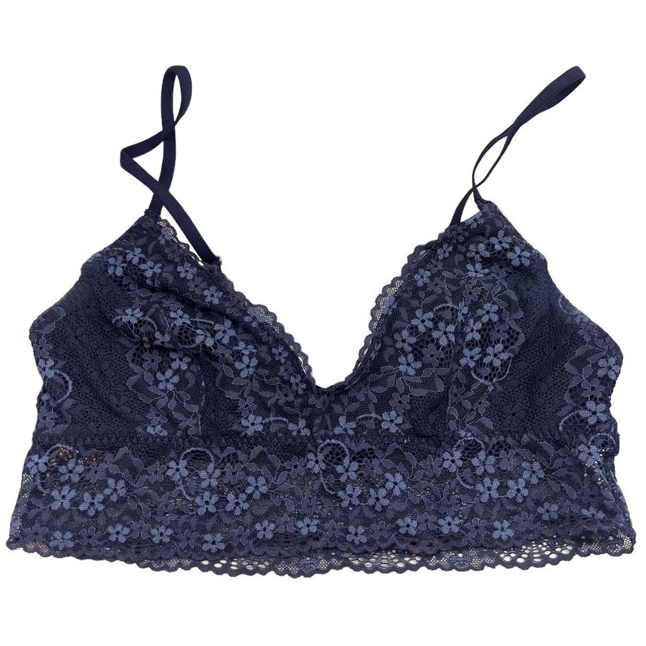 Gilly Hicks Lace Bralette Adjustable straps, floral... - Depop