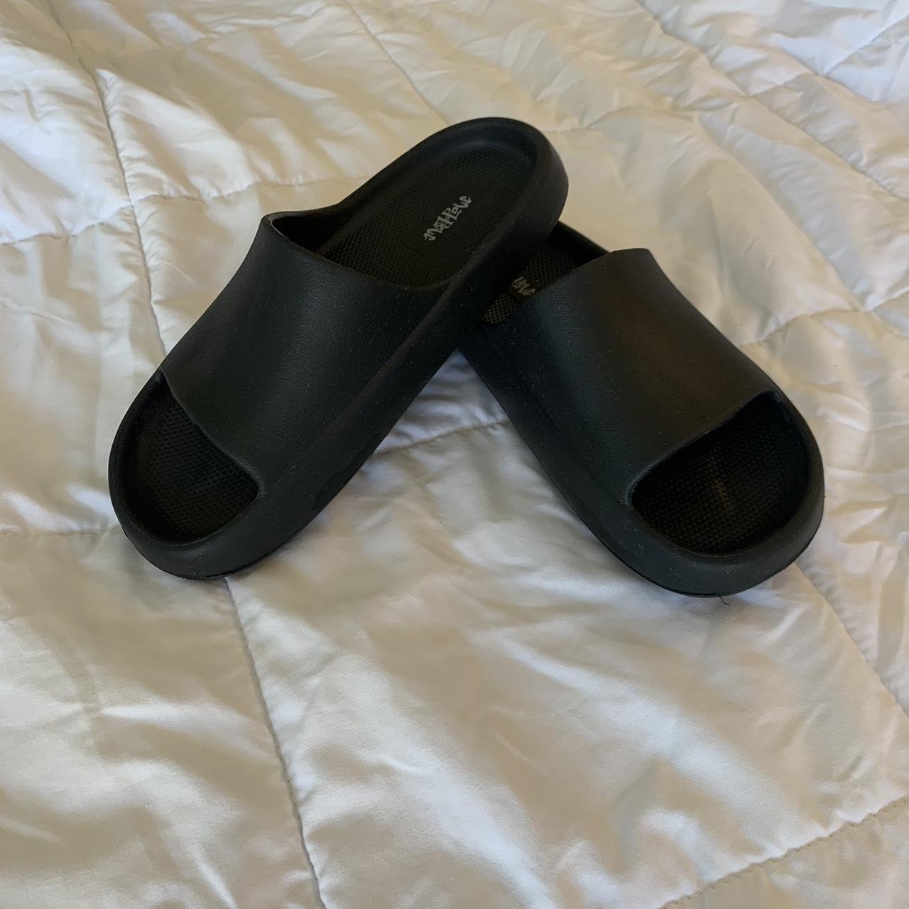Slides - run slightly small - Depop