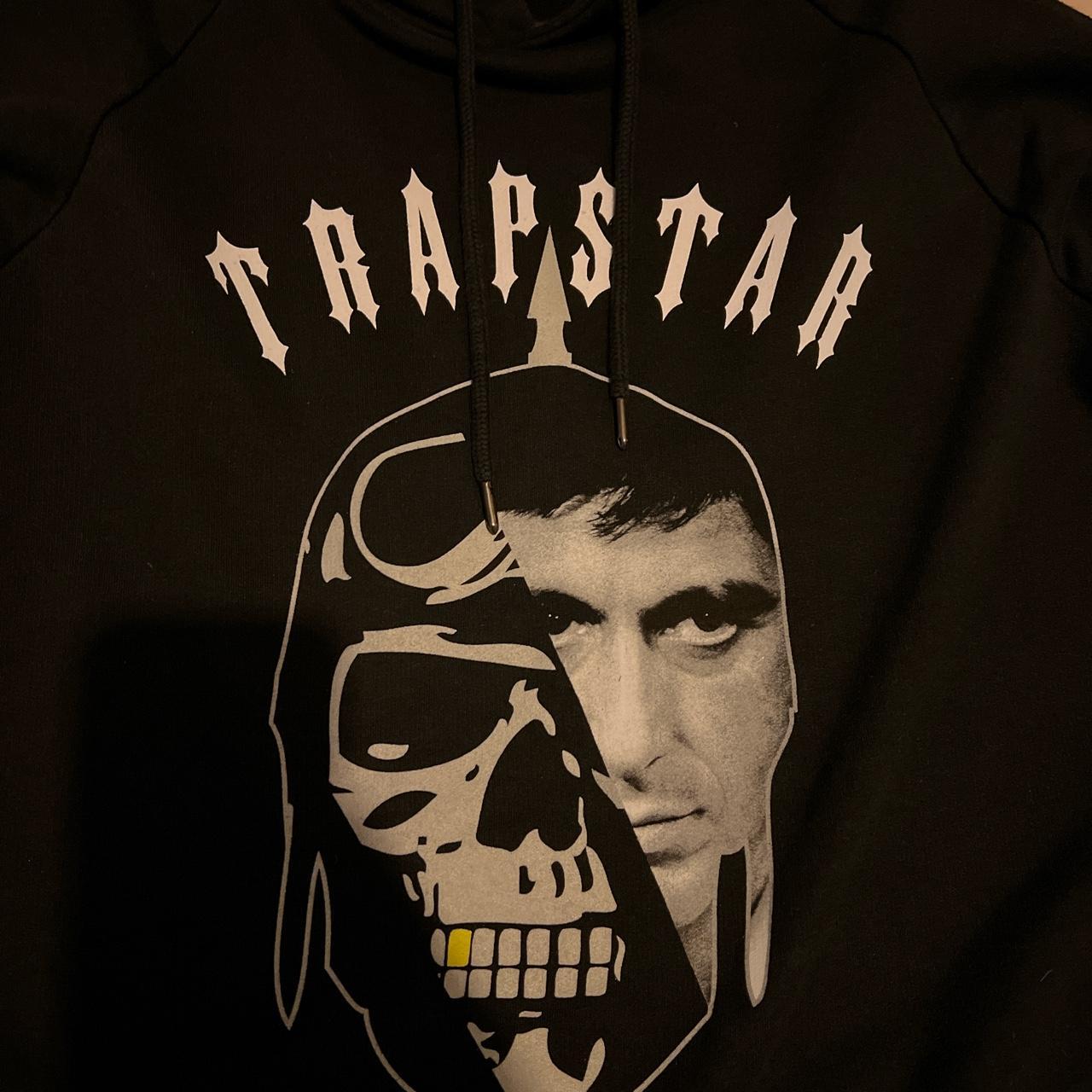 Trapstar scarface hoodie Worn few times but still... - Depop