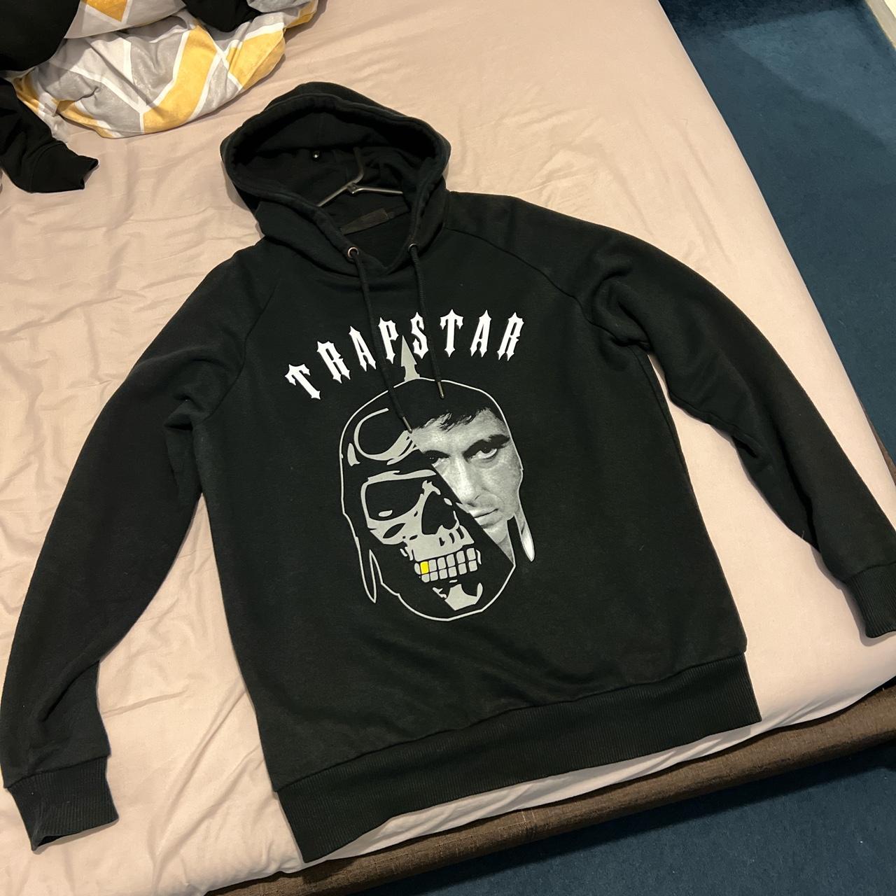 Trapstar scarface hoodie Worn few times but still... - Depop