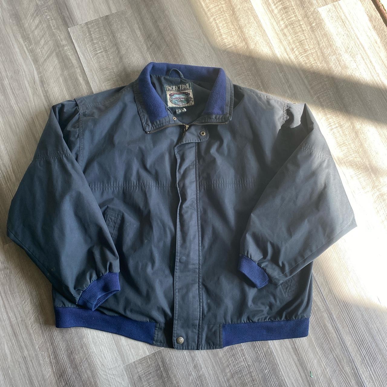 Men's Navy and Blue Jacket | Depop