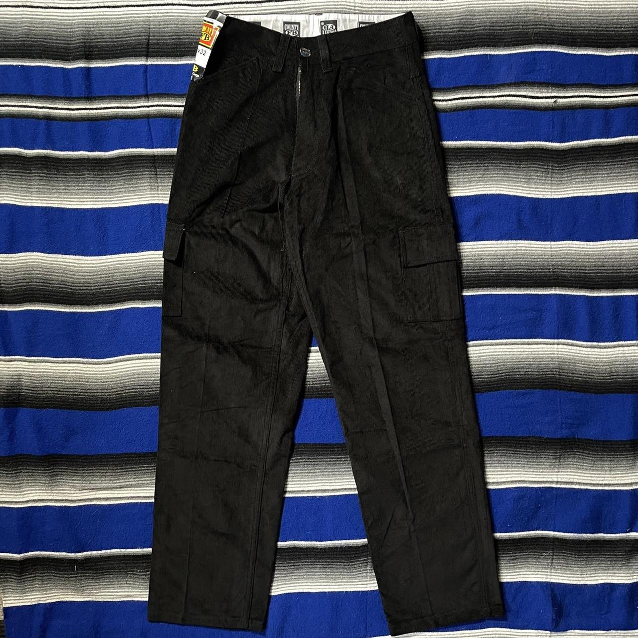 FB County OG Carpenter pants Corduroy Black Size:... - Depop