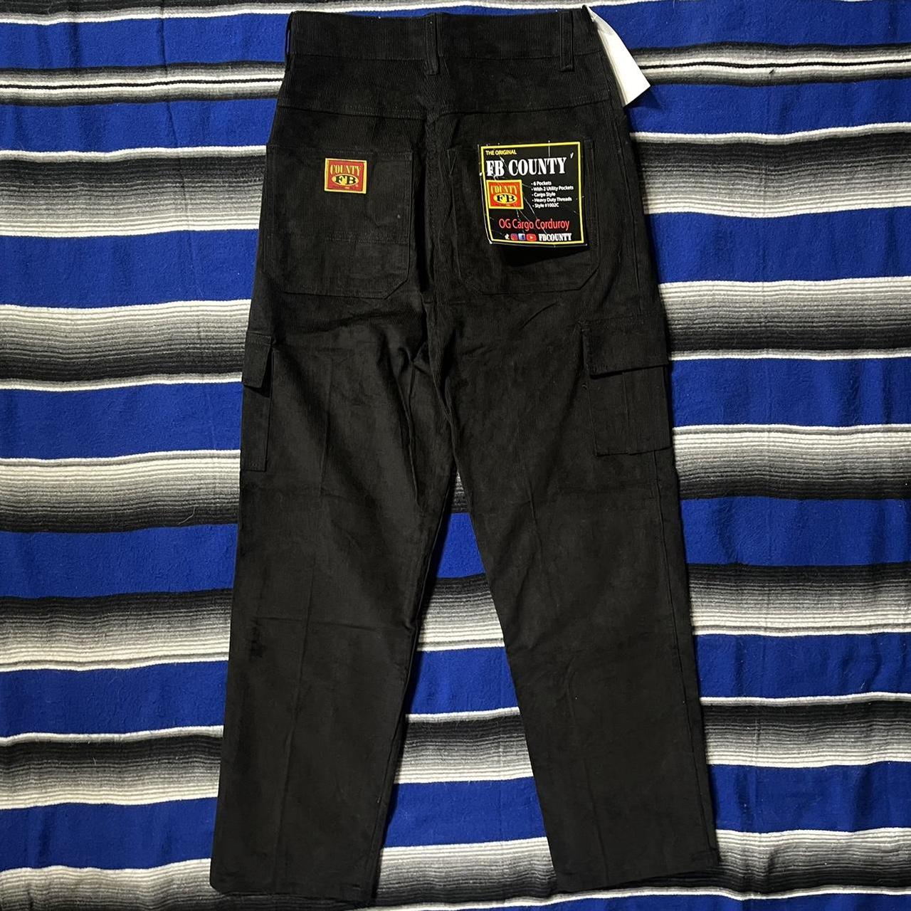 FB County OG Carpenter pants Corduroy Black Size:... - Depop
