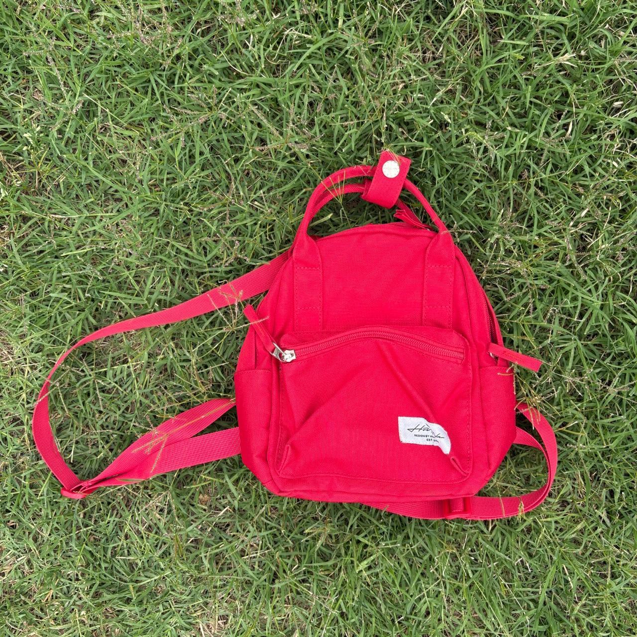 Small red backpack!! So fun for picnics, fairs, and... | Depop
