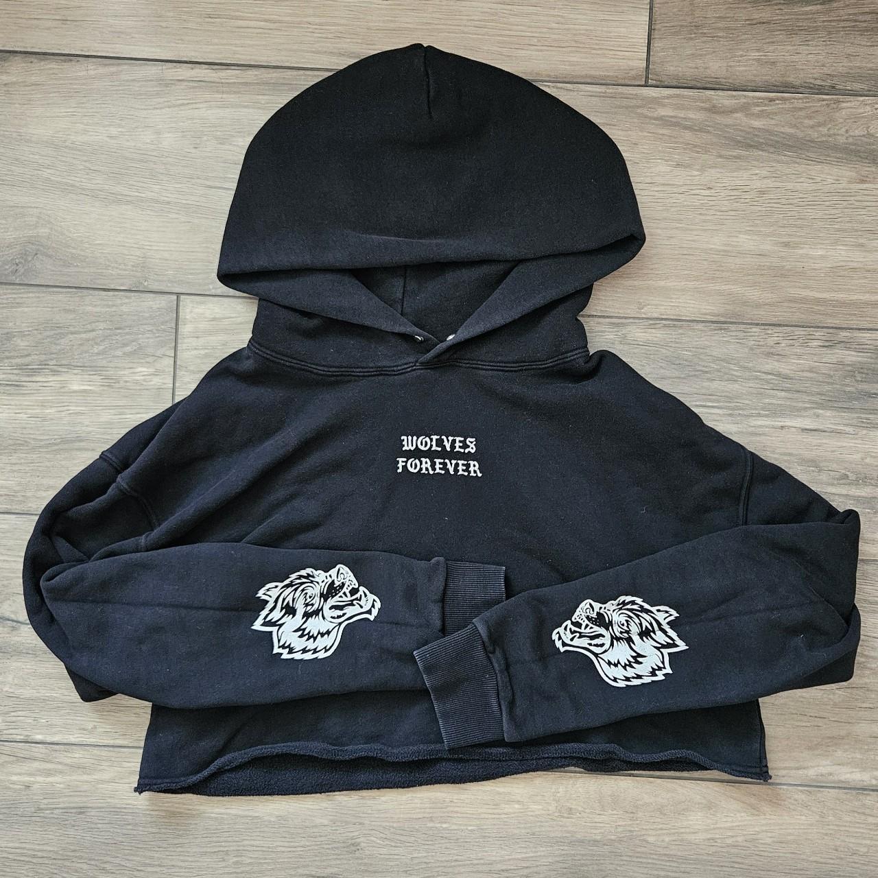 Darc Sport She Wolves Forever Black Medium Crop... - Depop