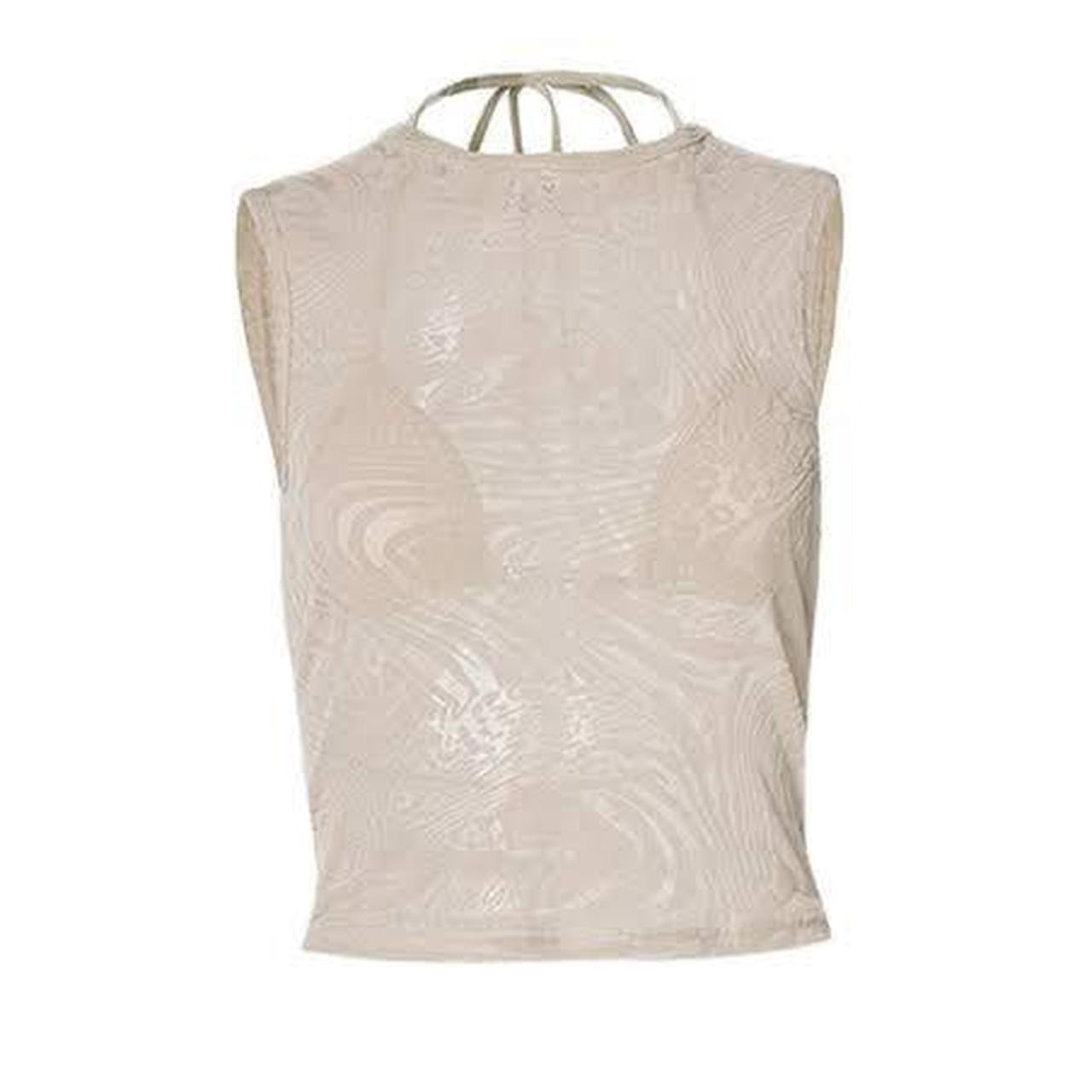 I AM GIA beige mesh top, comes with bralette #iamgia | Depop