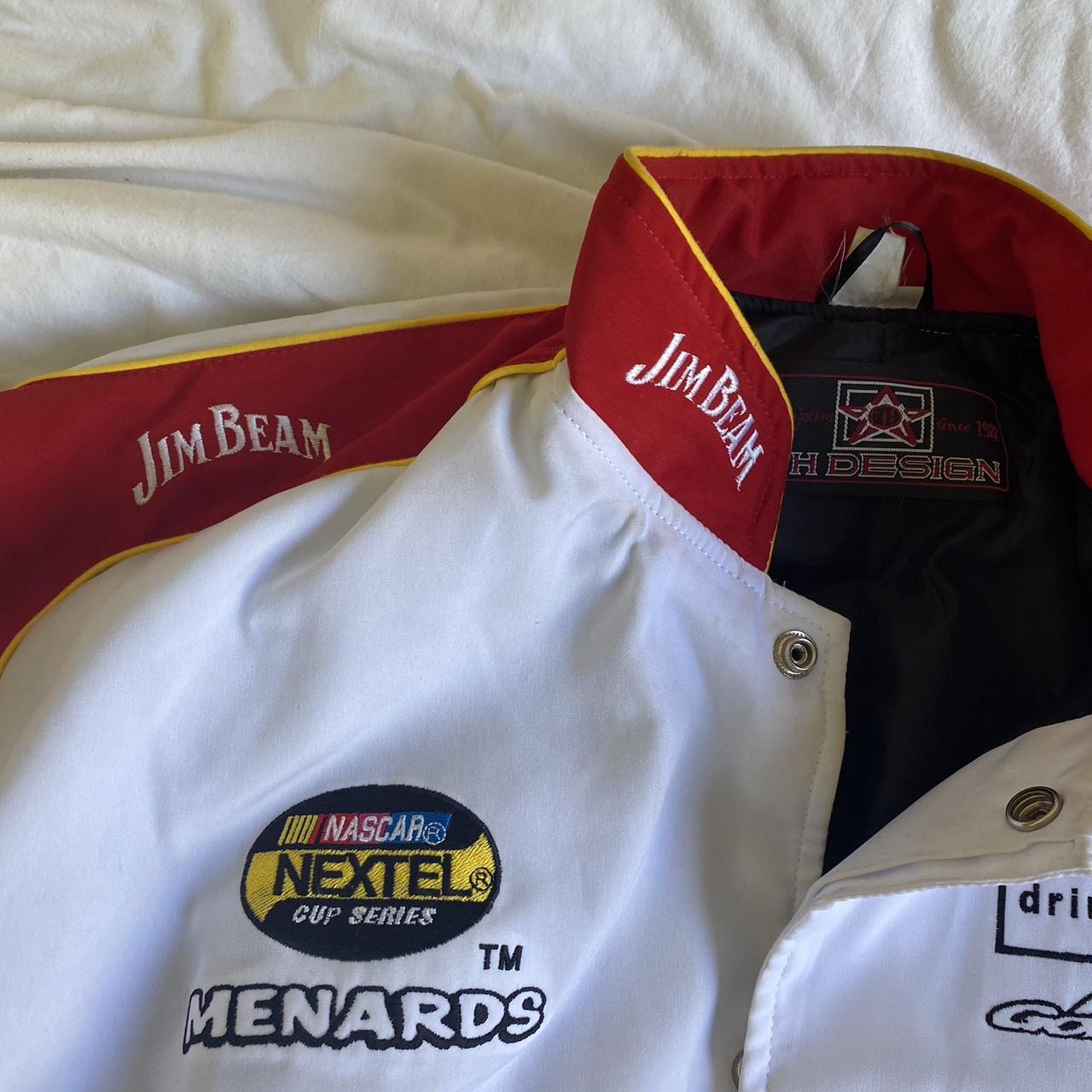 authentic nascar Jim Beam jacket - has a few marks... - Depop