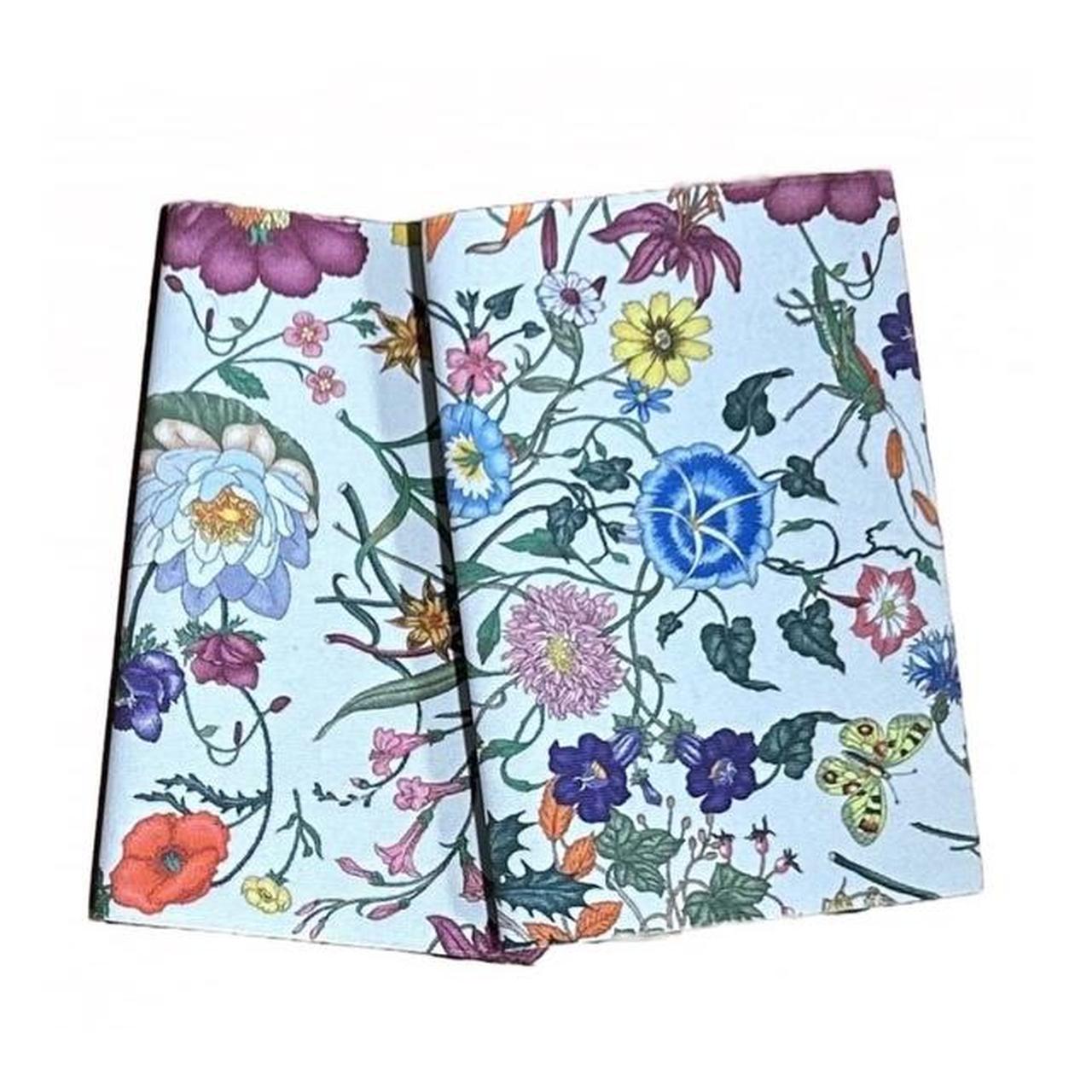 - Authentic GUCCI Colorful Floral Pattern Zippered... | Depop
