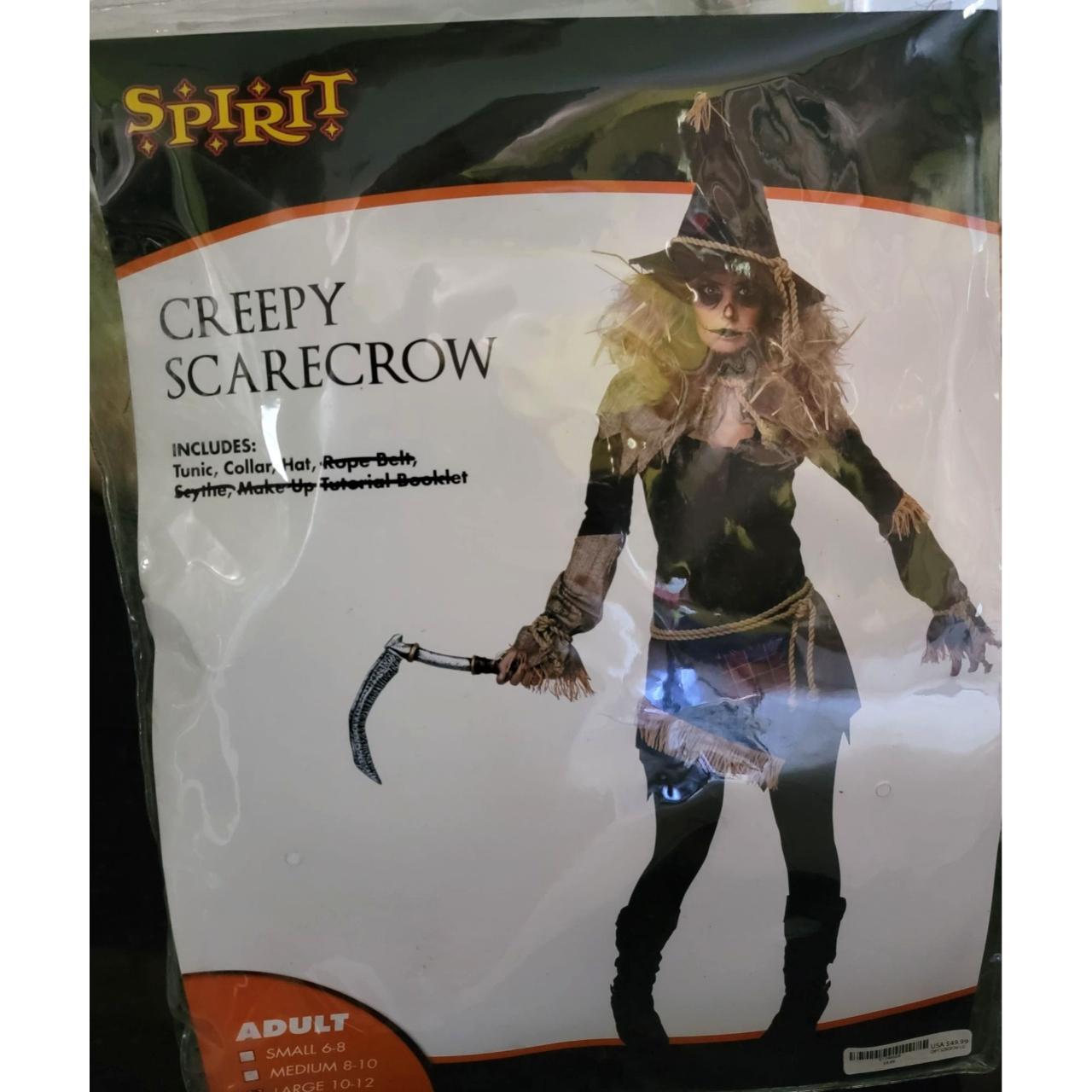 Spirit Halloween Creepy Scarecrow Adult Costume... - Depop