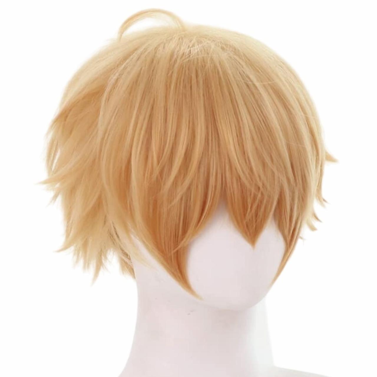 Denji Chainsaw Man Anime Wig Costume Blonde Surfer... - Depop