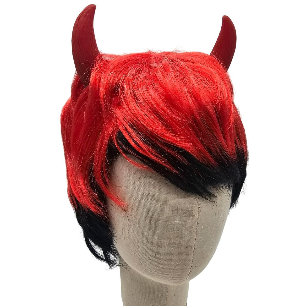 Rubie's Diabolique Wig Devil Satan Costume Halloween... - Depop