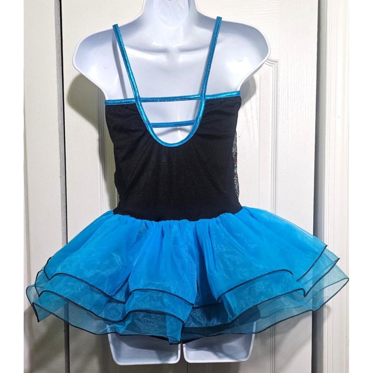 Adult Dance Costume Gallery Unitard Peacock Tutu... - Depop