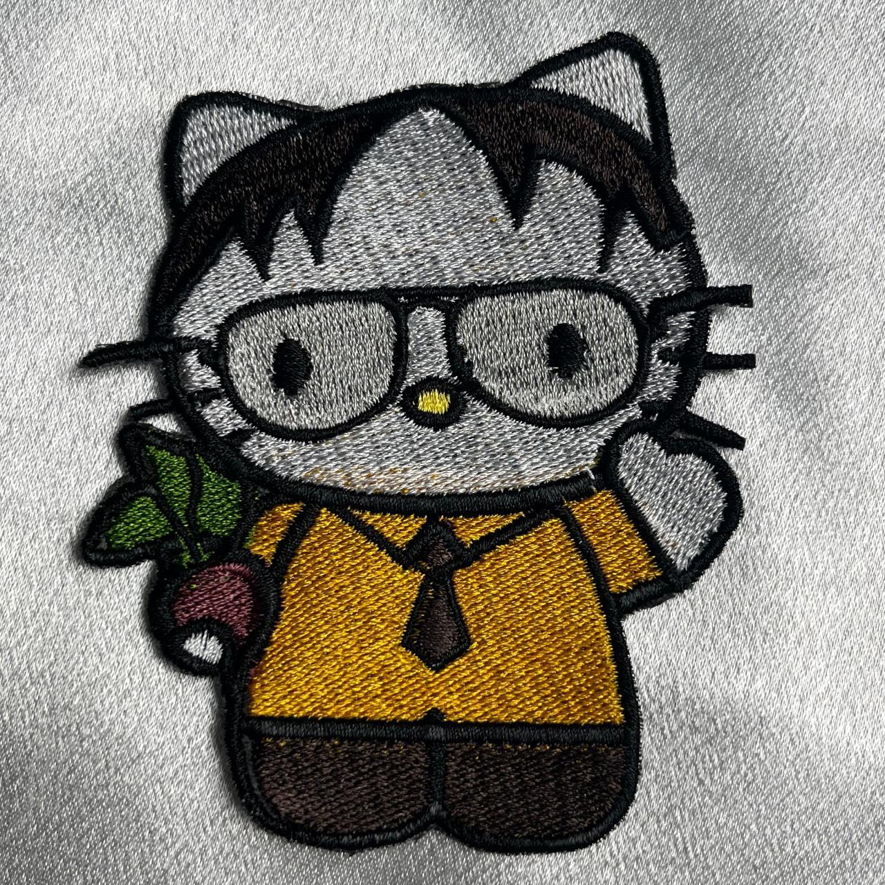 Dwight Schrute The Office Hello Kitty Iron On... - Depop