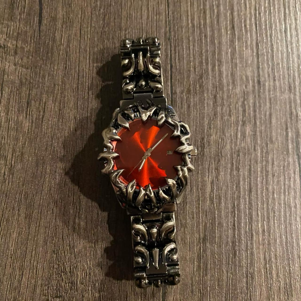 Y2K Retro Alabaster Claw Watch - Special Shaped... | Depop