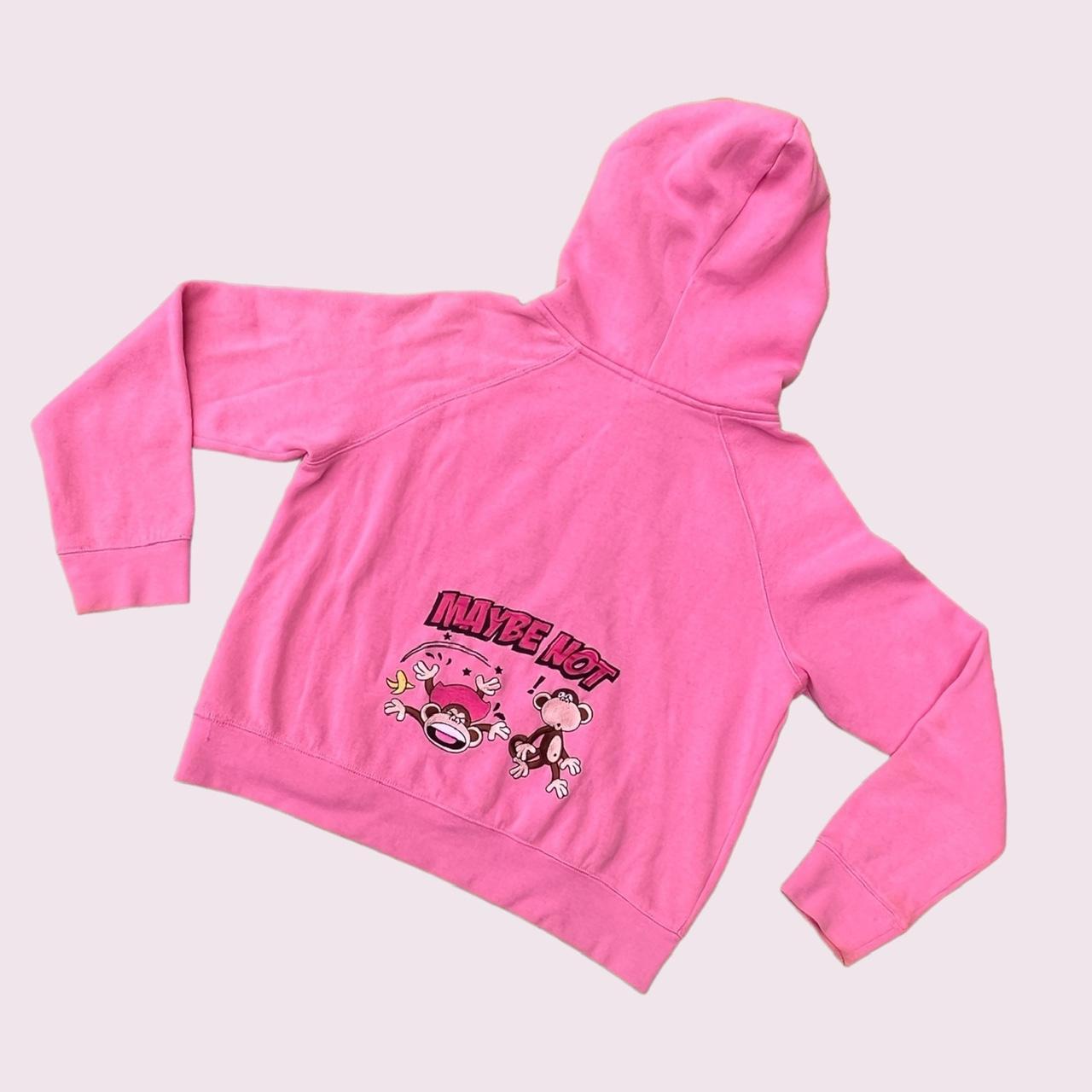 Original Bobby Jack hot pink super monkey hoodie,... - Depop
