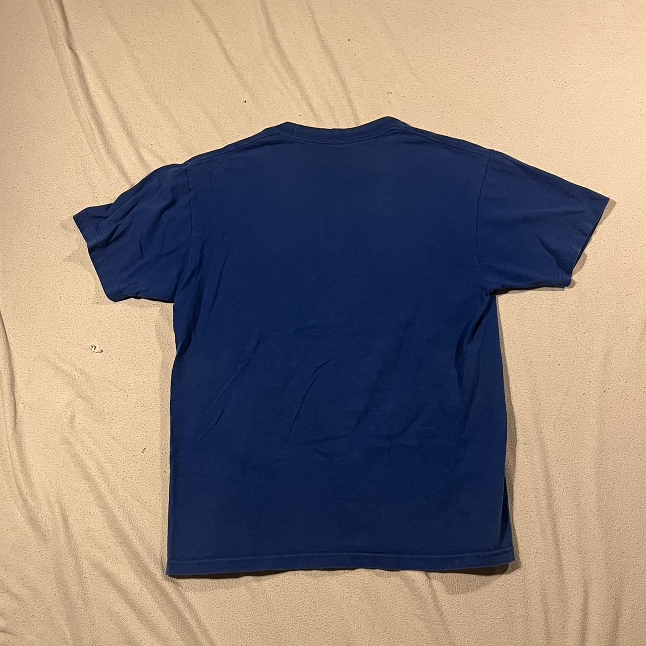 Blue “pro club” comfort plain tshirt Size:... - Depop