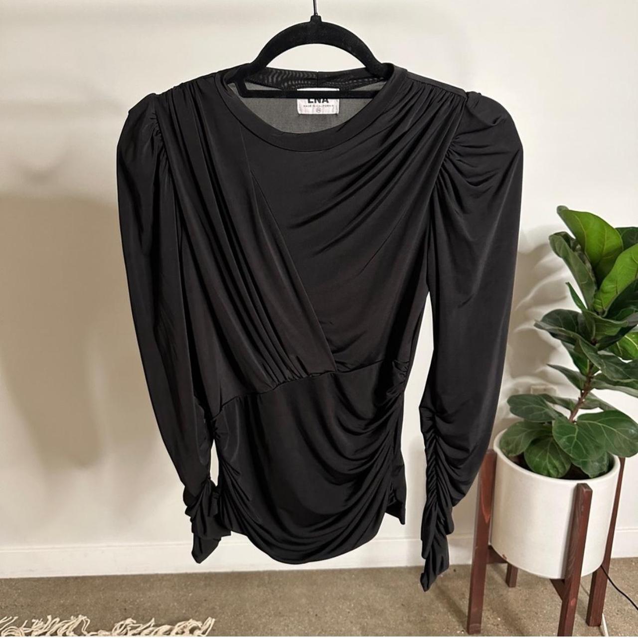 LNA black shirt worn once - Depop