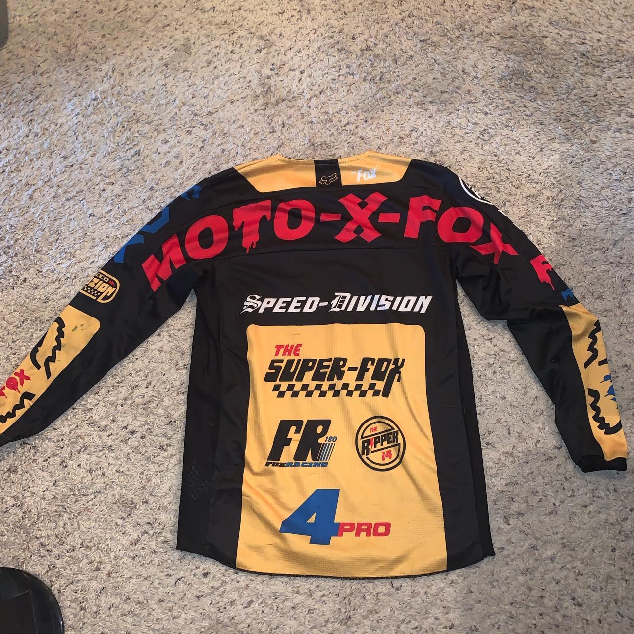 Fox racing jersey Size M ( fits a little snug) well... - Depop