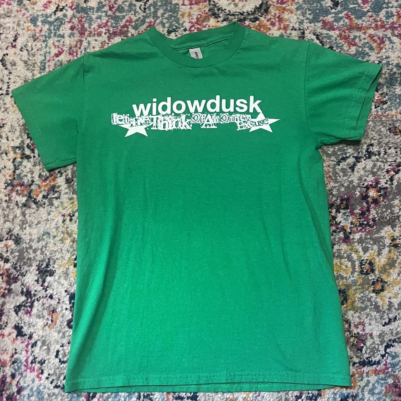 Screamo band widowdusk green shirt From one of their... - Depop