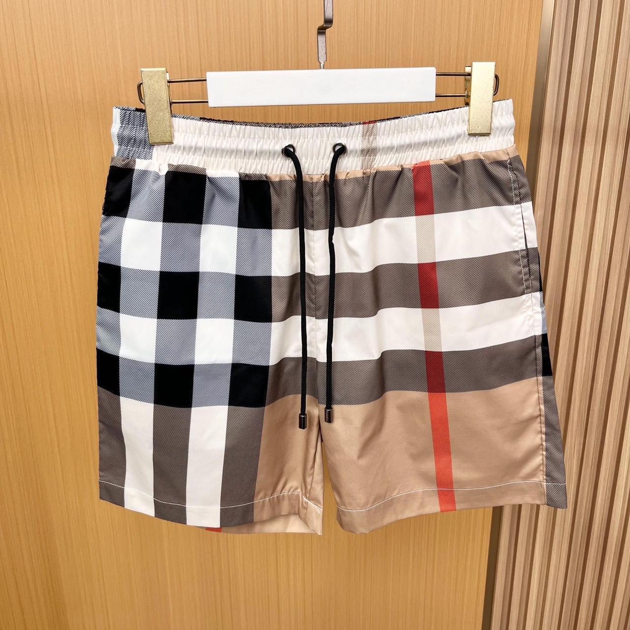 Beachwear Burberry Shorts Summer Vacation Style BB... - Depop