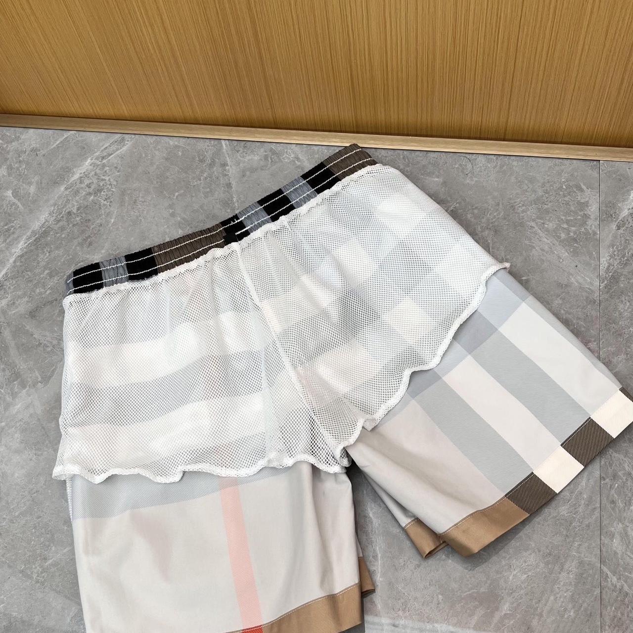 Beachwear Burberry Shorts Summer Vacation Style BB... - Depop