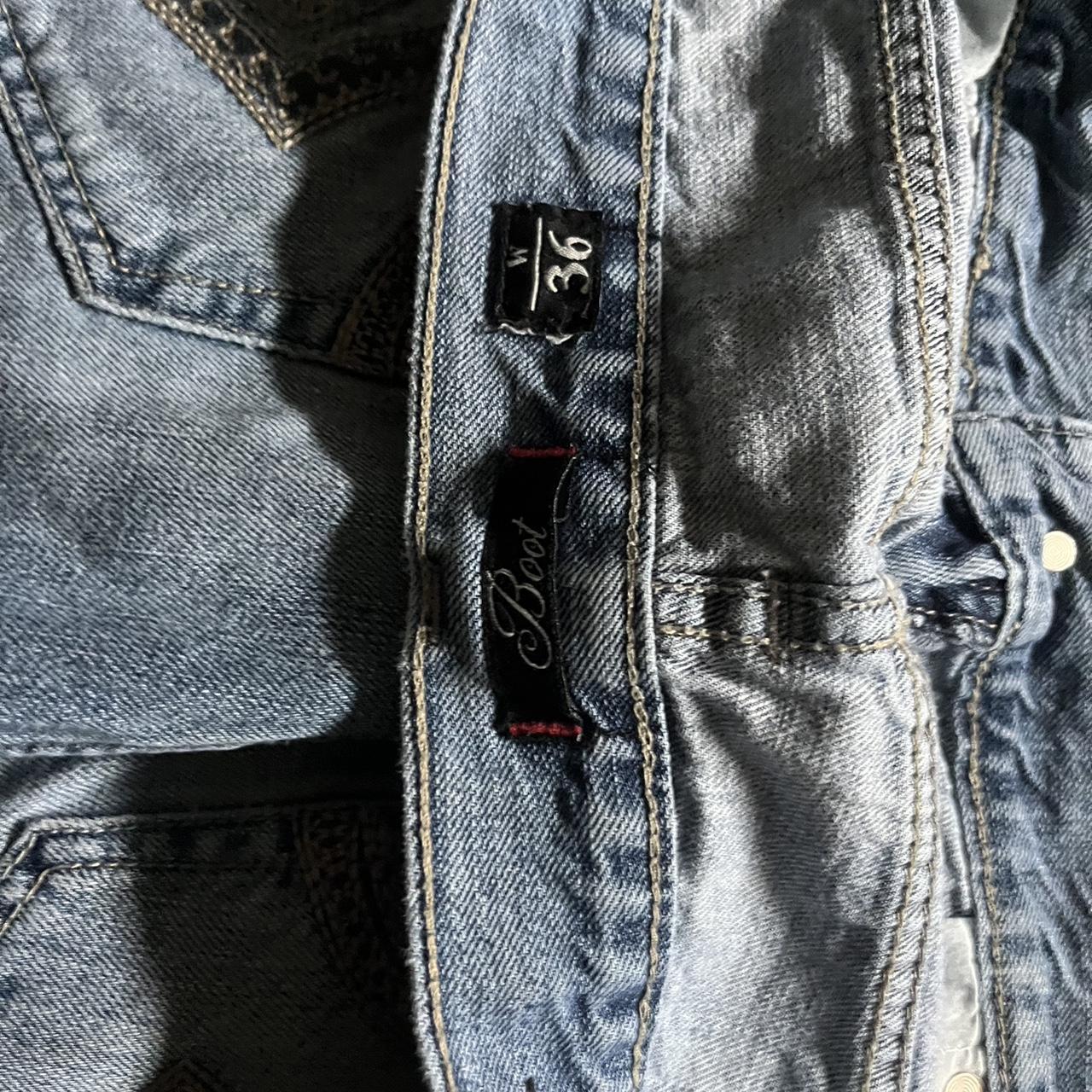 Mark ecco flare baggy fit jeans size 36 - Depop