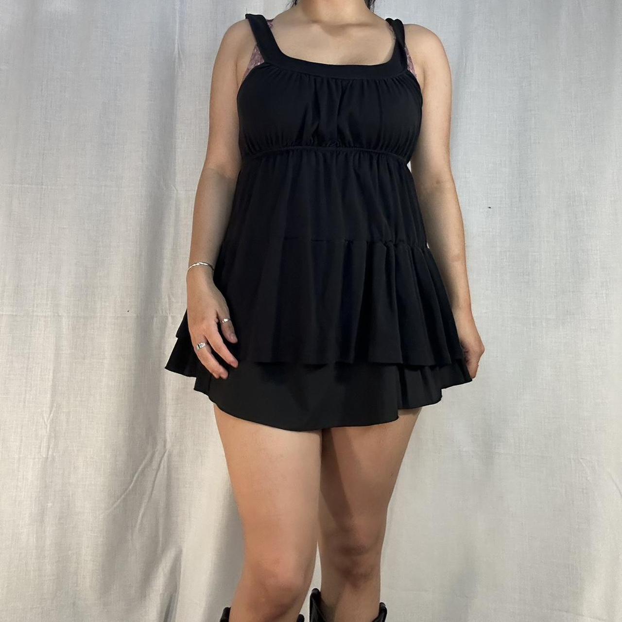 Vintage ruffle dress tank top Great condition and... - Depop