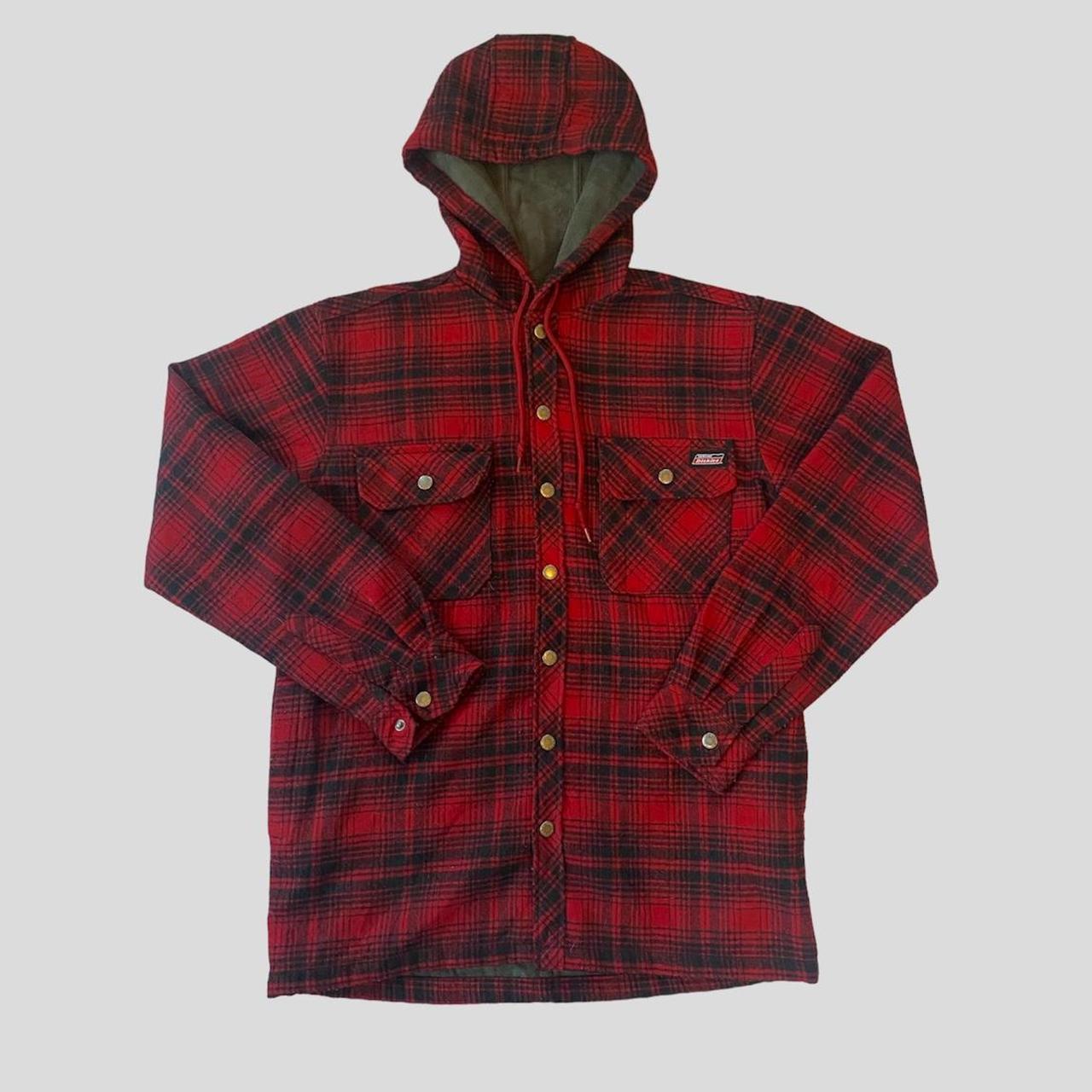 Dickies Men's Burgundy and Red Jacket | Depop