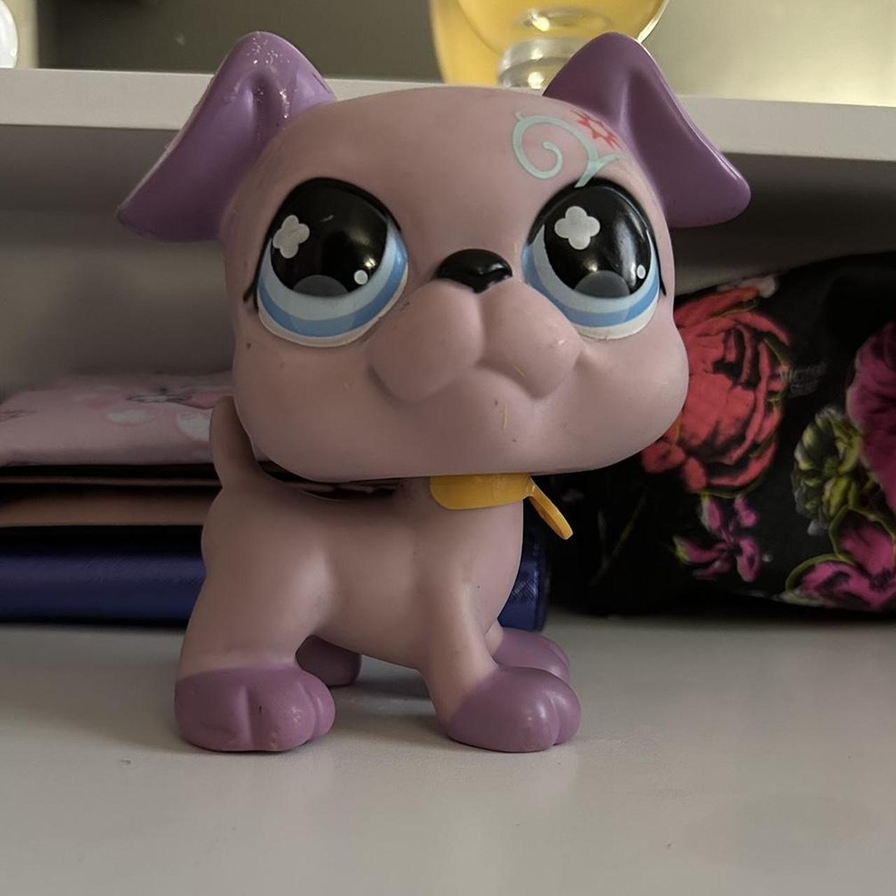 Lps 5” Jumbo Rare Boxer dog Muave Purple... - Depop