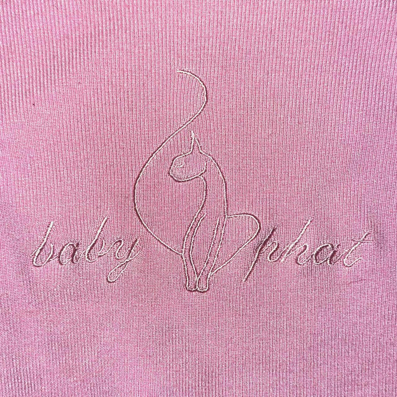 Authentic Baby Phat rebrand size L. Baby pink crop... - Depop