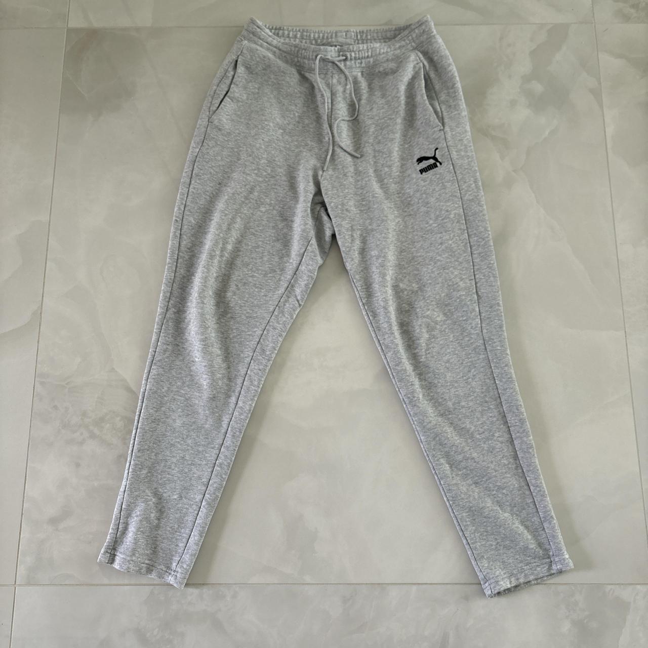 Men’s grey puma joggers - due to excellent... - Depop