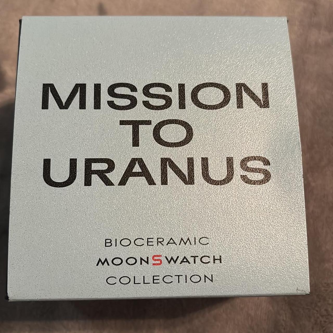 Bioceramic Moon Watch Uranus watch in black and... - Depop