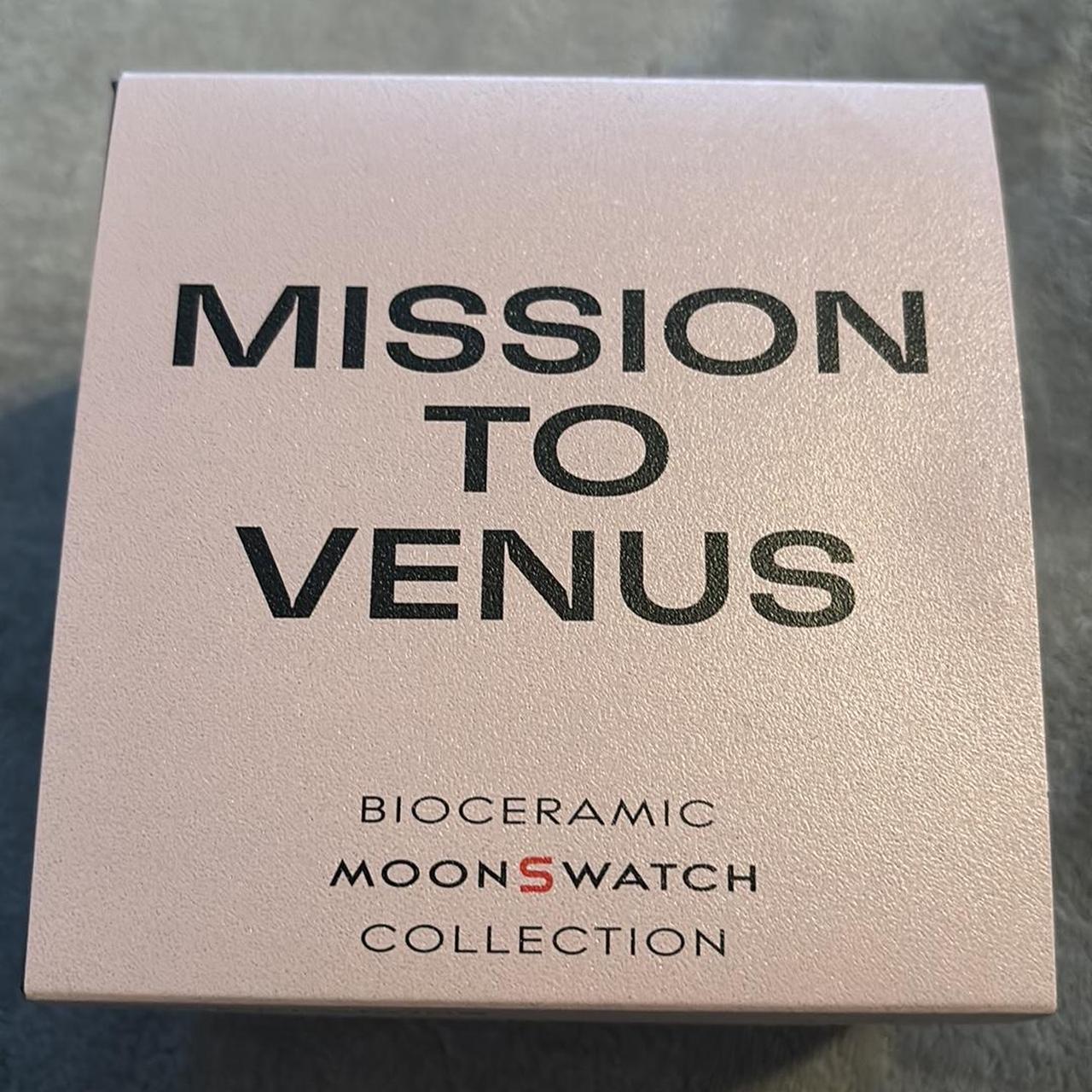Bioceramic Moon Watch Mission to Venus watch in pink... - Depop