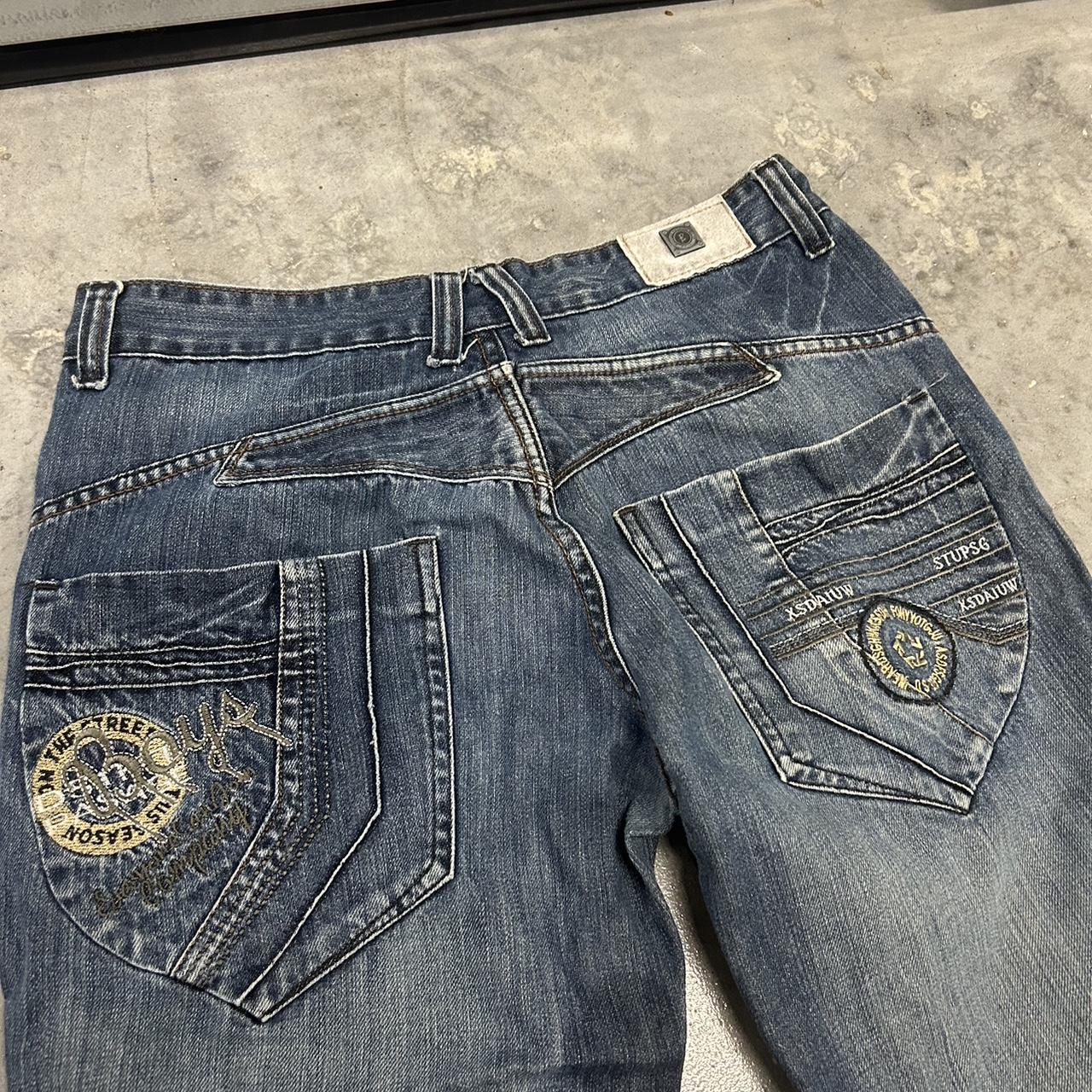 Y2k Russian Denim with jnco style Details all... - Depop