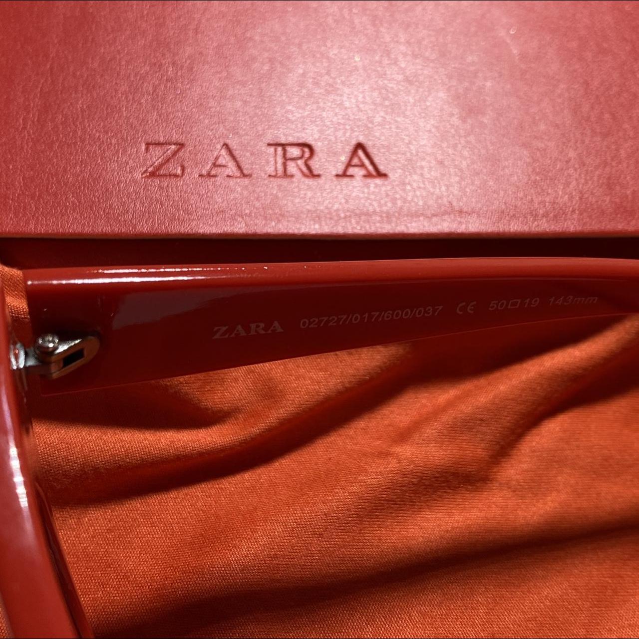 Zara Womens Red Sunglasses Depop