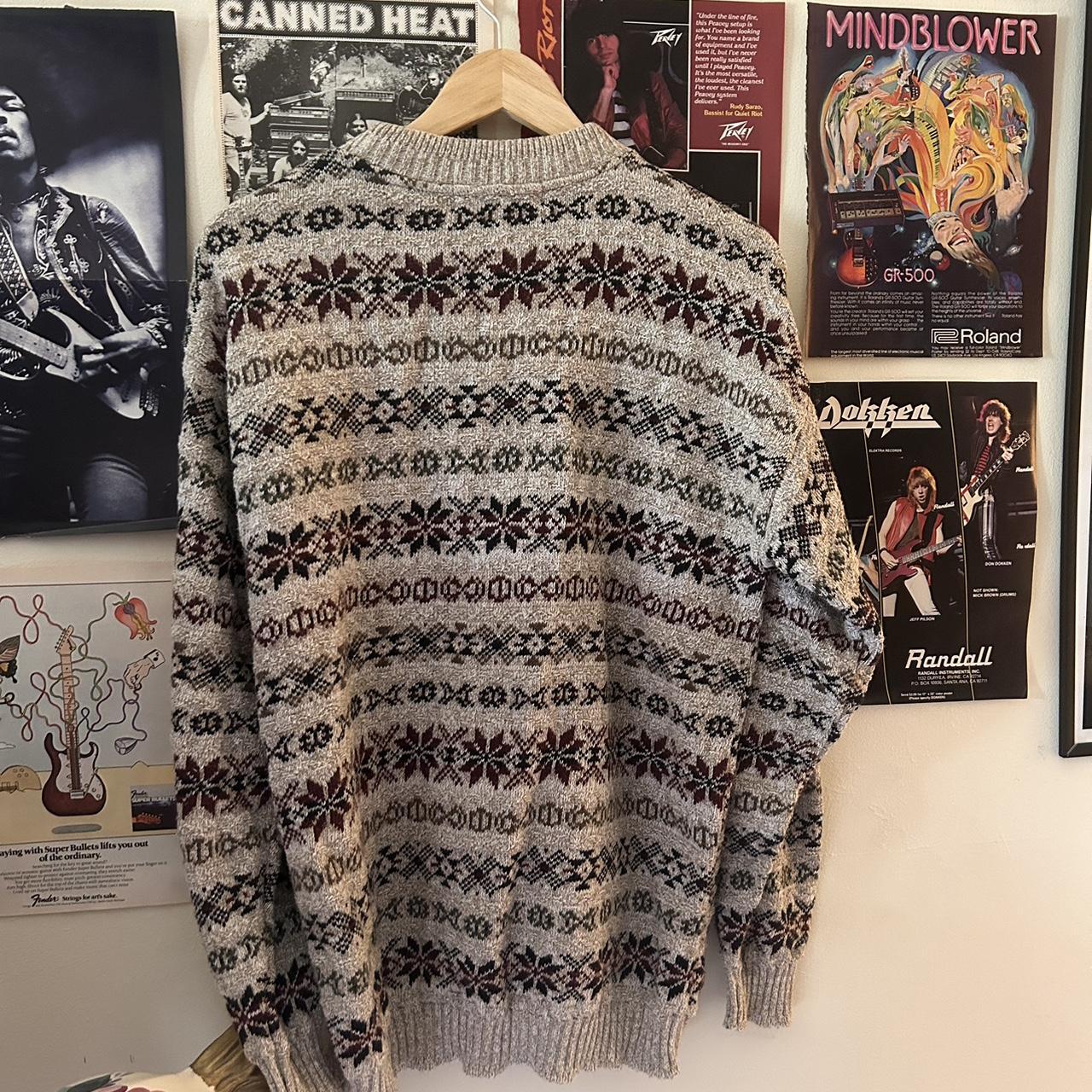 Cute fair isle pattern sweater. It is in great... - Depop