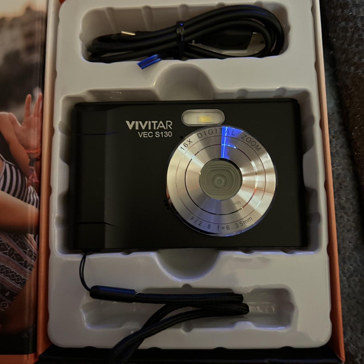 Vivitar VEC S130 digital camera with 44mp Black 2.8”... | Depop