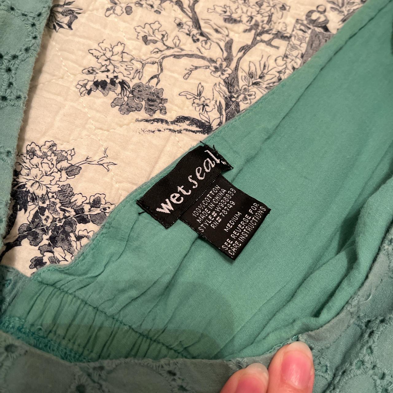 Green Lana del Rey inspired mini dress Wet seal... | Depop