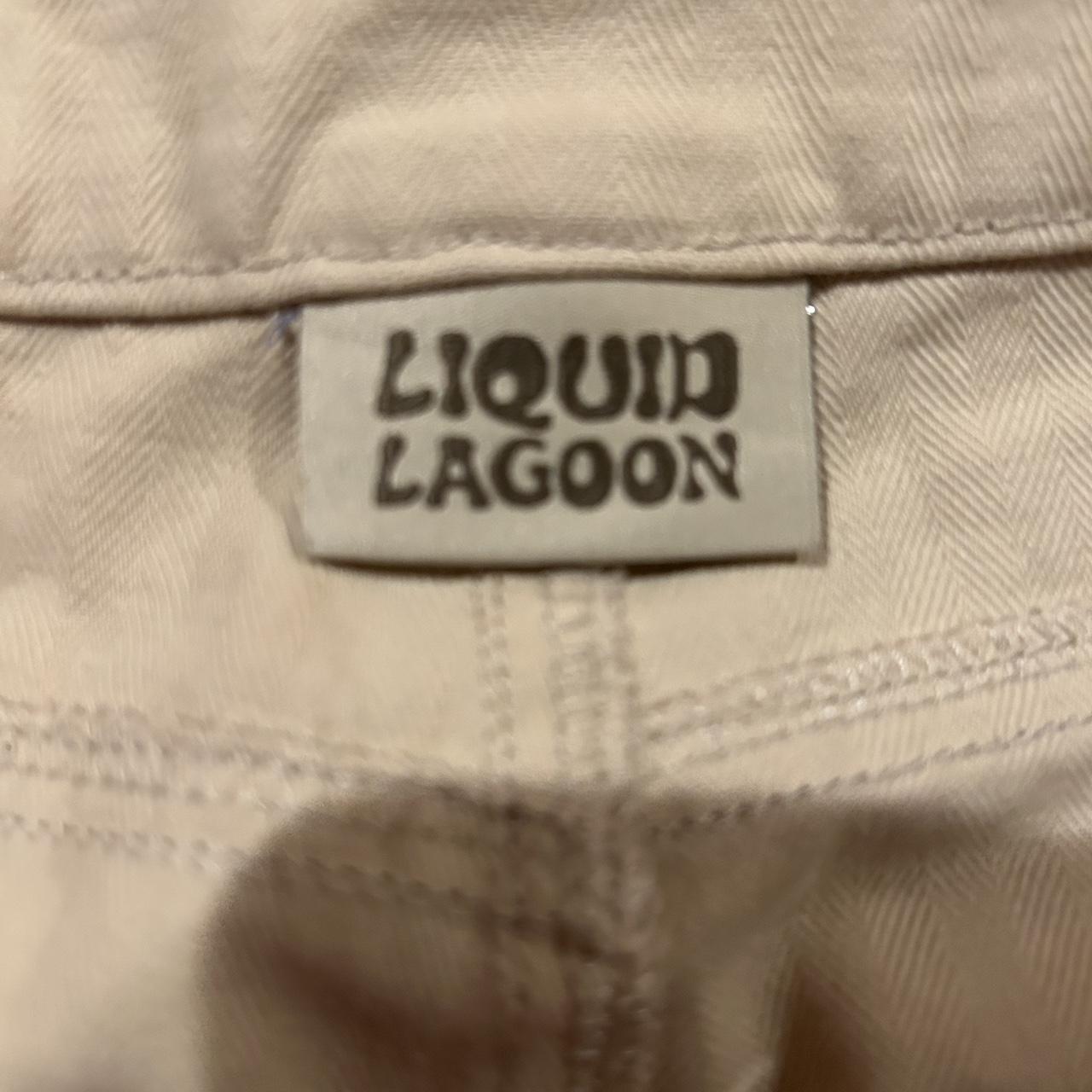 Liquid Lagoon khaki and brown double knee pants... - Depop