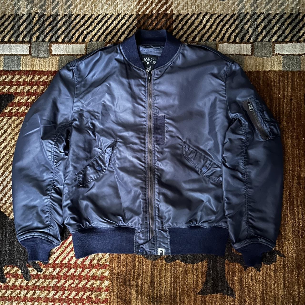 Bape OG military bomber jacket Early 2000s Nigo era... - Depop