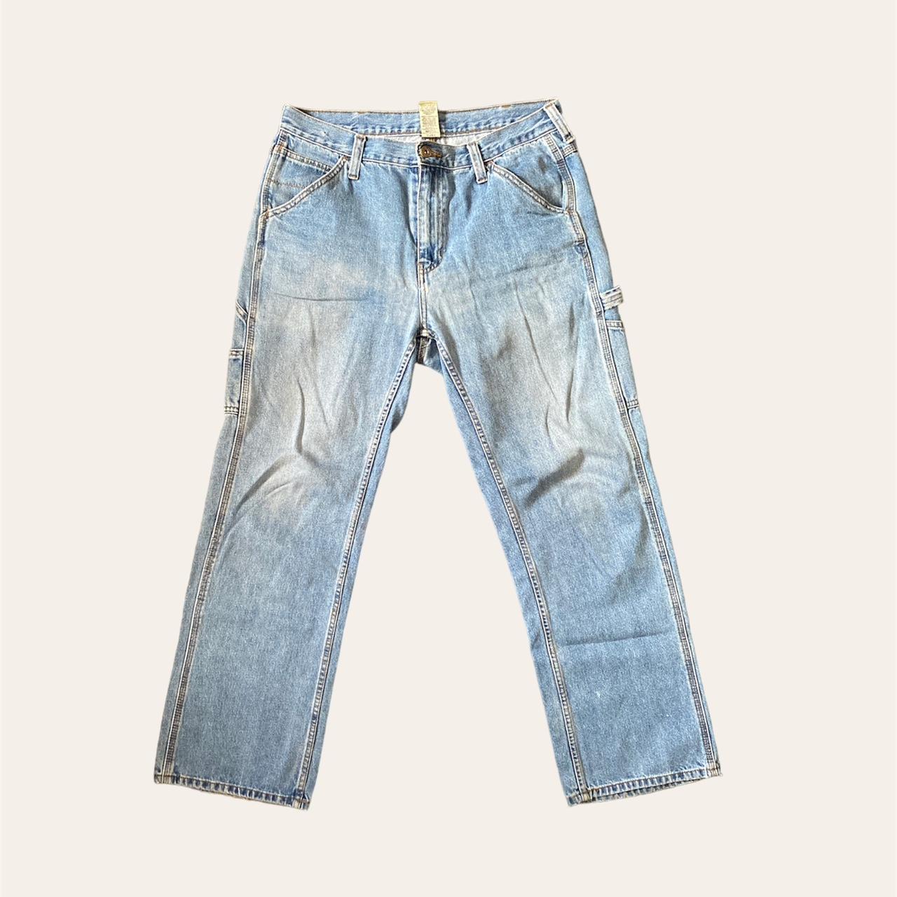 vintage faded glory men’s jeans size 34x32 with a... - Depop