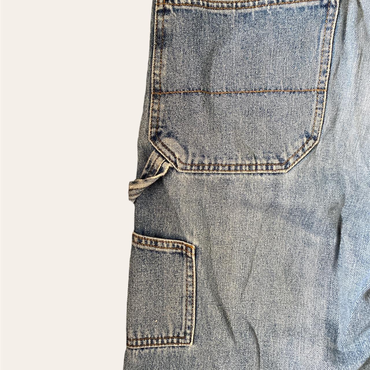 vintage faded glory men’s jeans size 34x32 with a... - Depop