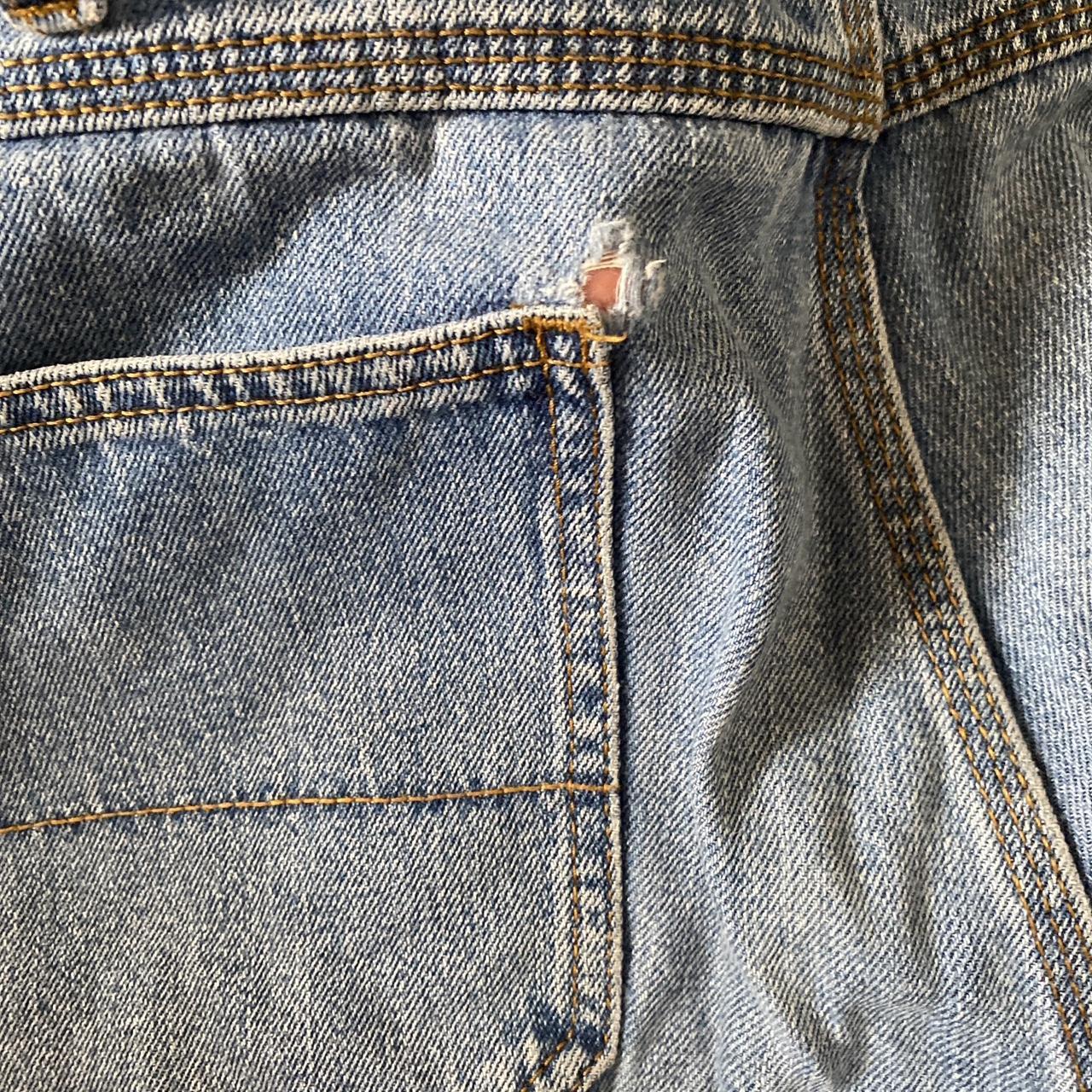 vintage faded glory men’s jeans size 34x32 with a... - Depop