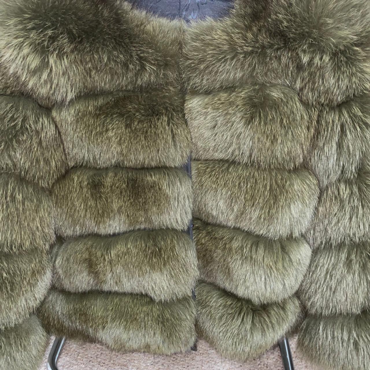 Women's Green and Khaki Jacket | Depop