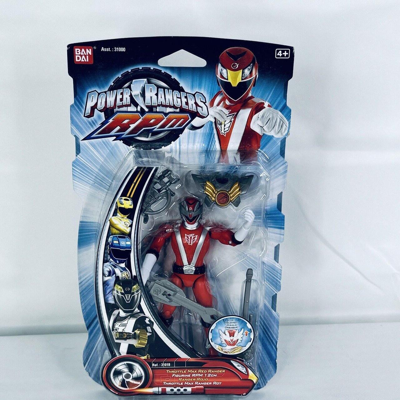 Up for sale is a Power Rangers RPM Throttle Max Red... - Depop