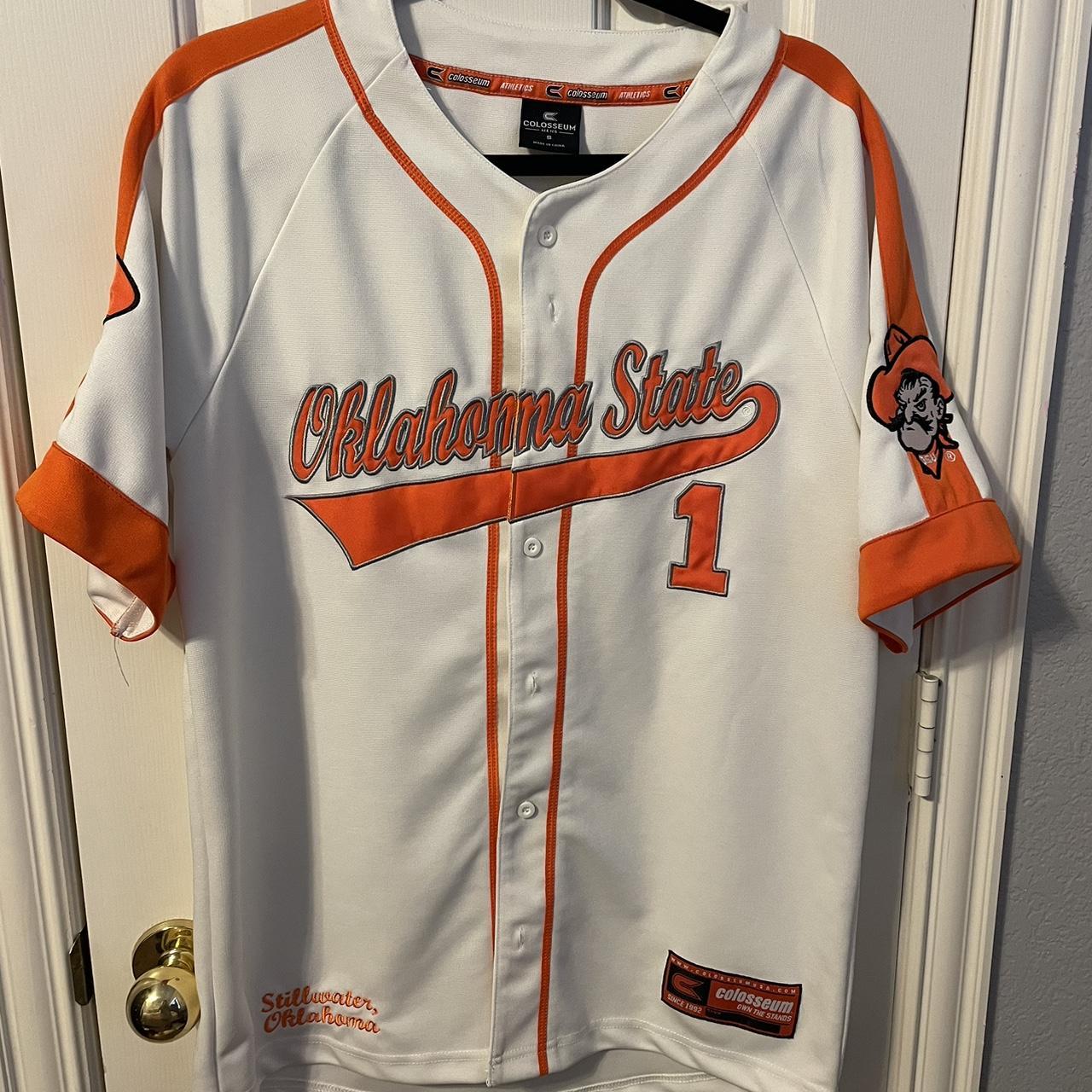 OKLAHOMA STATE BASEBALL JERSEY Fits oversized - Depop